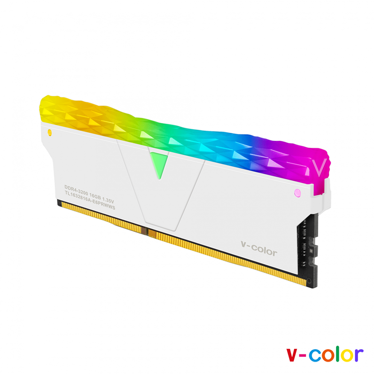 v-color Prism Pro RGB 32GB (16GBx2) DDR4 Bus 4266MHz Golden Armis ...