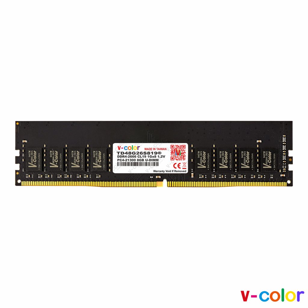v-color Desktop Computer Memory Ram DDR4 8GB(8GBx1) 2666MHz — Bangmod ...