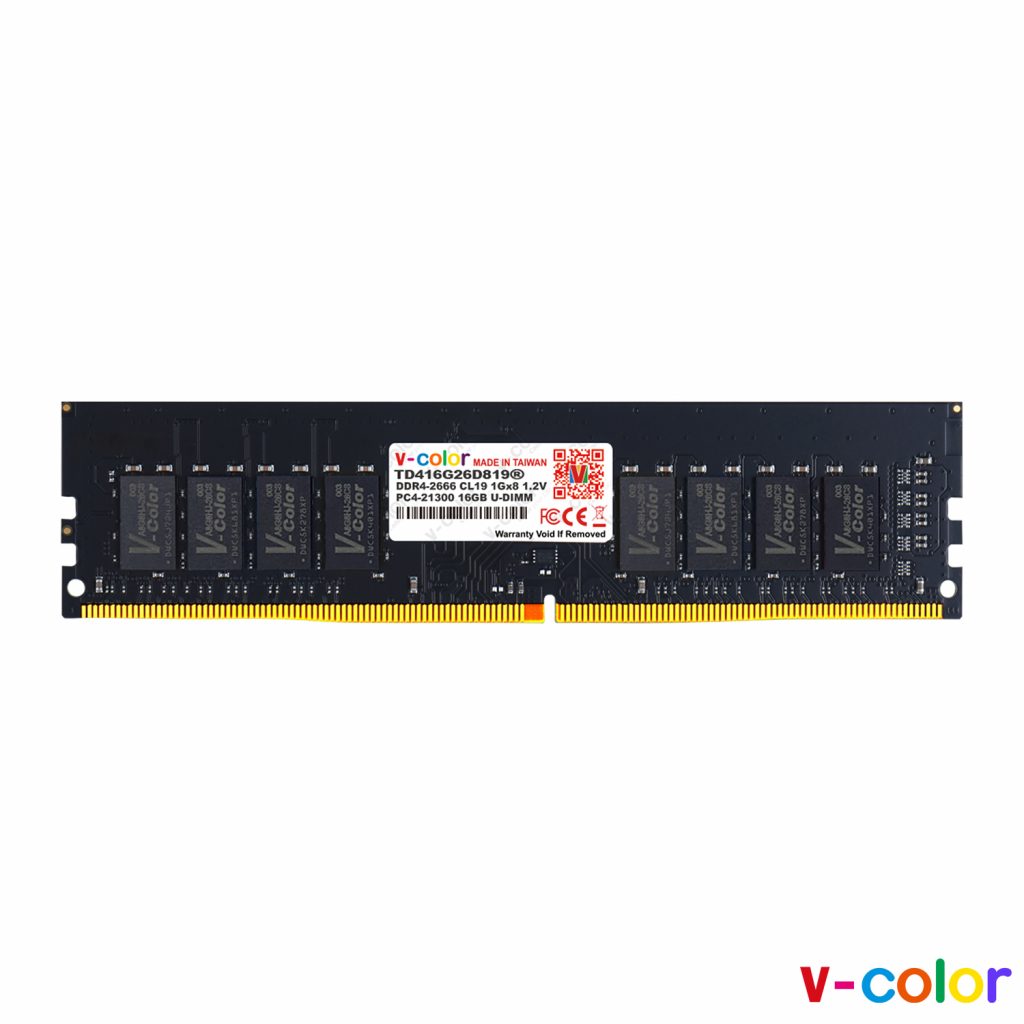 v-color Desktop Computer Memory Ram DDR4 16GB(16GBx1) 2666MHz — Bangmod ...
