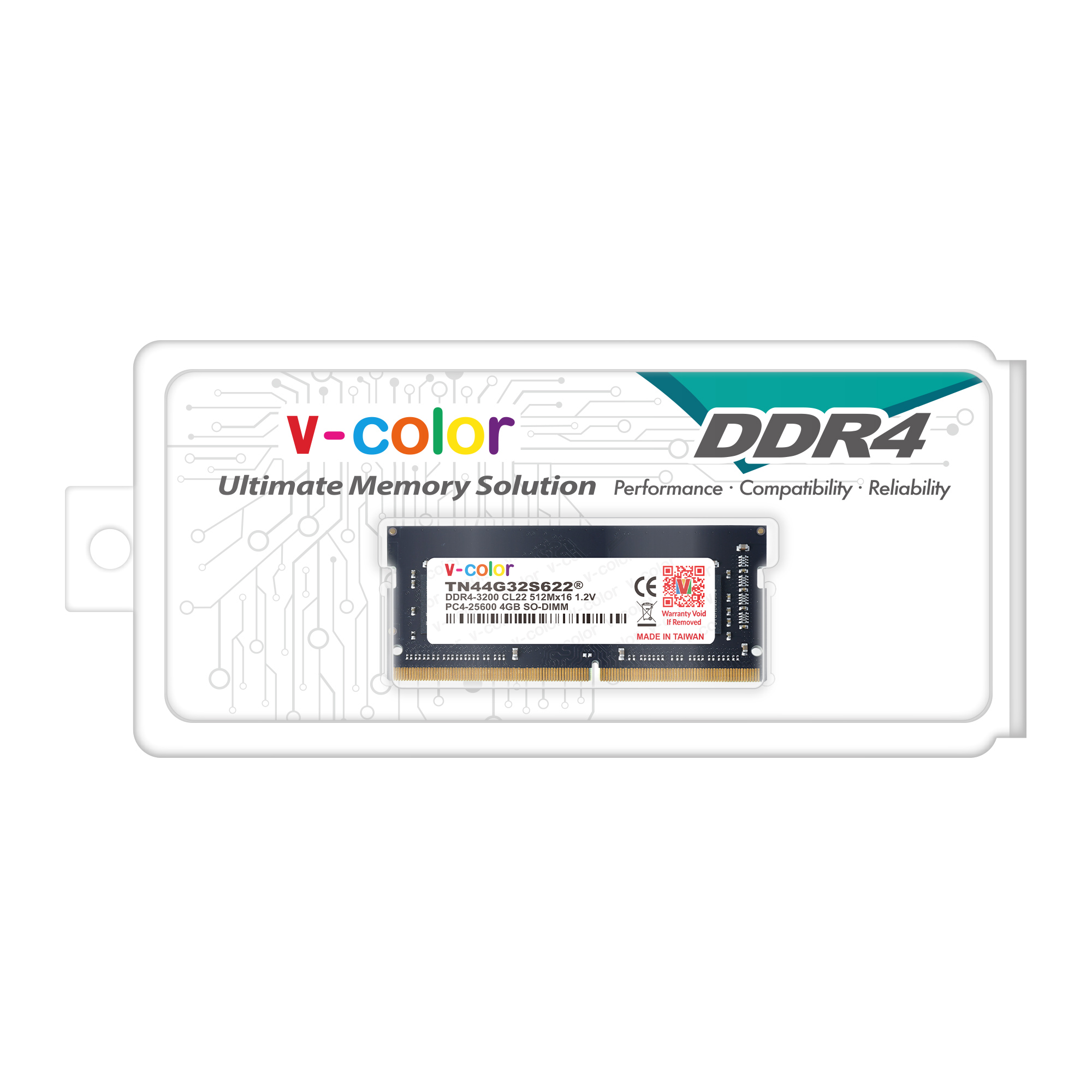 v-color Laptop Notebook Memory Ram DDR4 4GB(4GBx1) 3200MHz — Bangmod ...