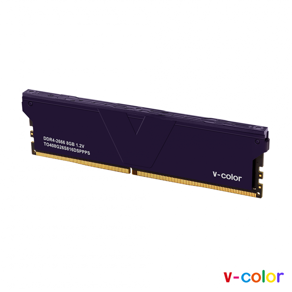 v-color Skywalker Plus non RGB 8GB(8GBx1) DDR4 Bus 2666MHz Dark Violet ...
